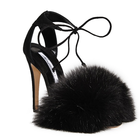Brian Atwood | Shoes | Limited Edition Melly Sandal In Black Fox | Poshmark